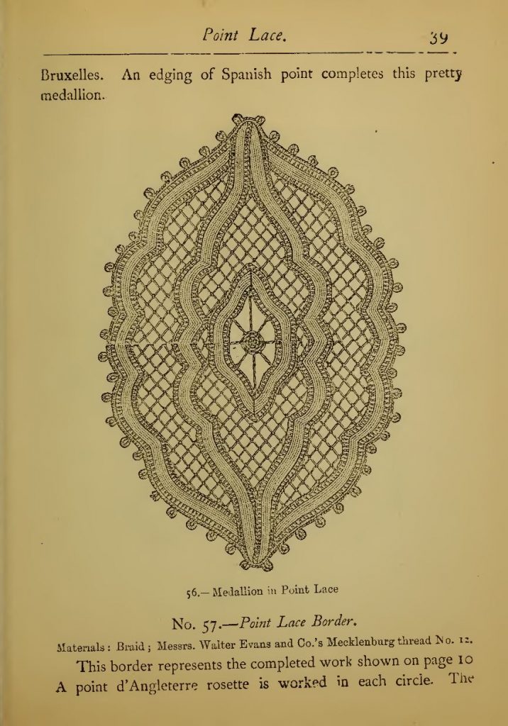 Madame Goubaud’s Point Lace Book : Instructions and Patterns Lace ...