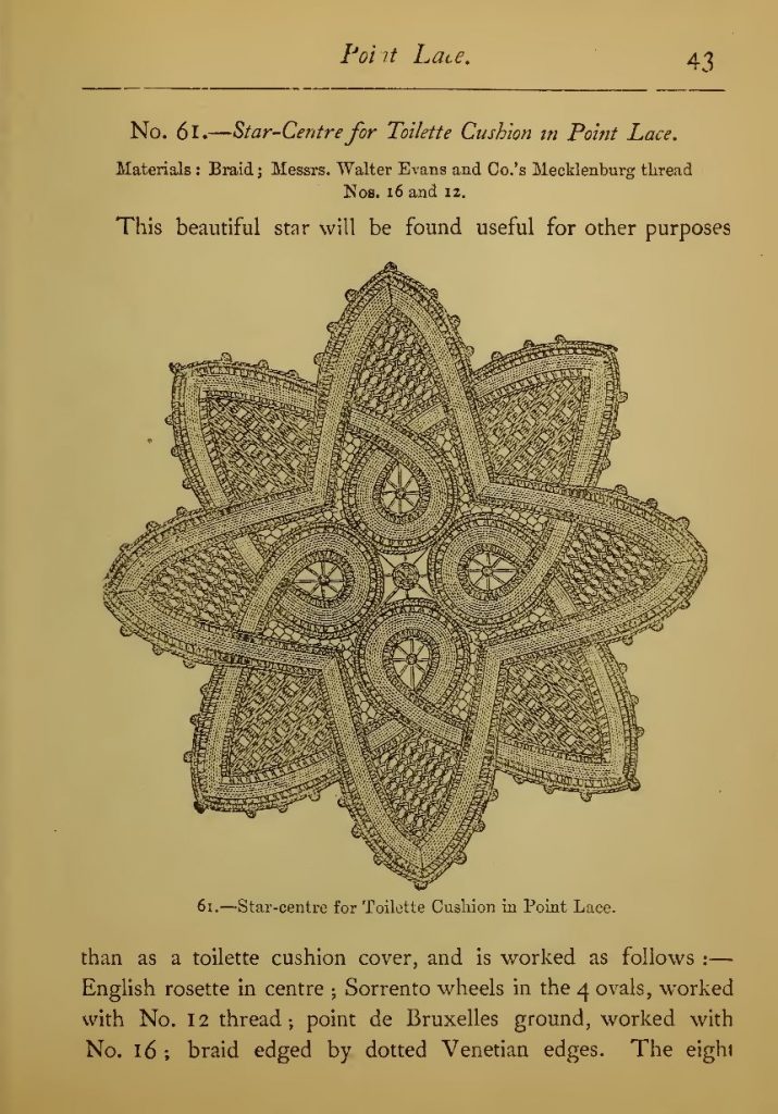 Madame Goubaud’s Point Lace Book : Instructions and Patterns Lace ...