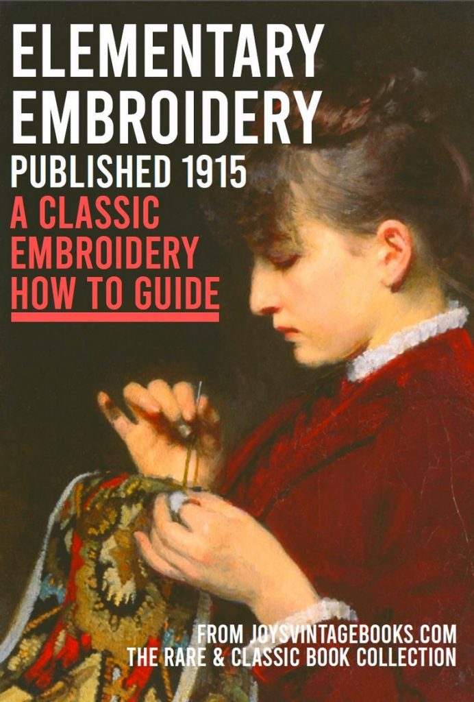 200 Classic Embroidery Stitches Book 1912: eBook Instant Download – Joy ...