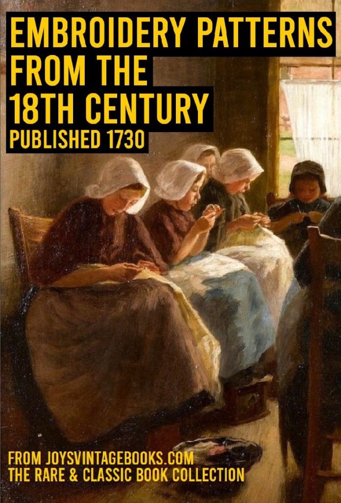 Hand Drawn Classic Embroidery Designs 1850: eBook Instant Download ...