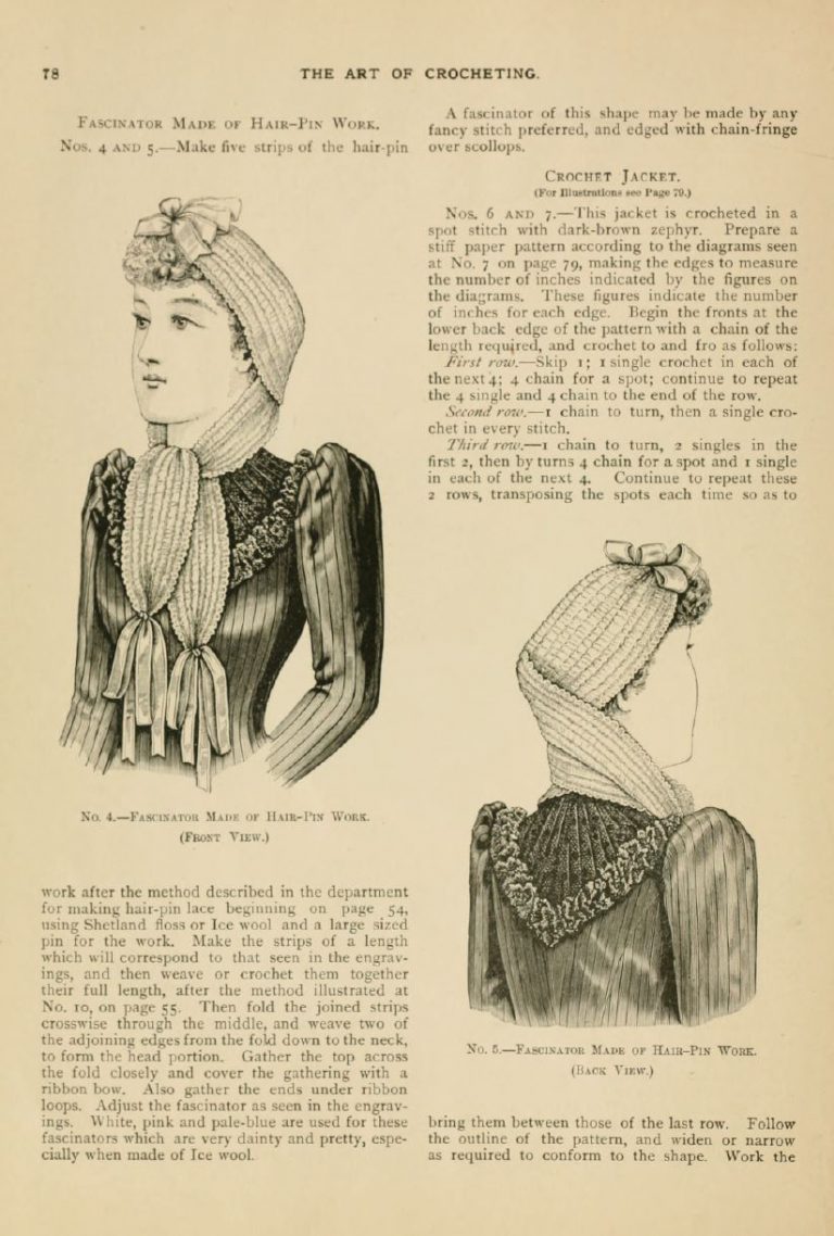 The Art of Crocheting Book 1891: eBook Instant Download – Joy's Vintage ...